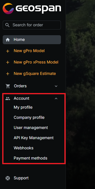 Updating my account information